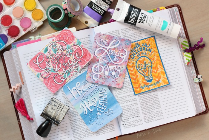 PitterAndGlink: Free Hand-Lettered Bible Journaling Cards