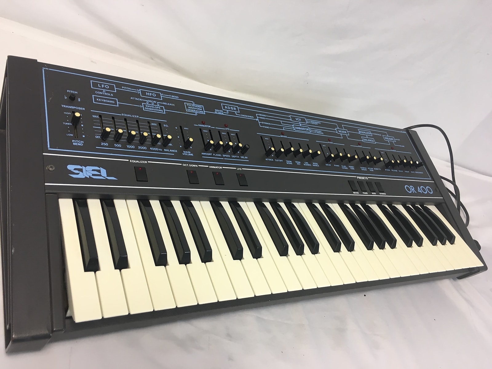 MATRIXSYNTH: Siel OR 400 Brass, Piano, Reed, Strings Synthesizer