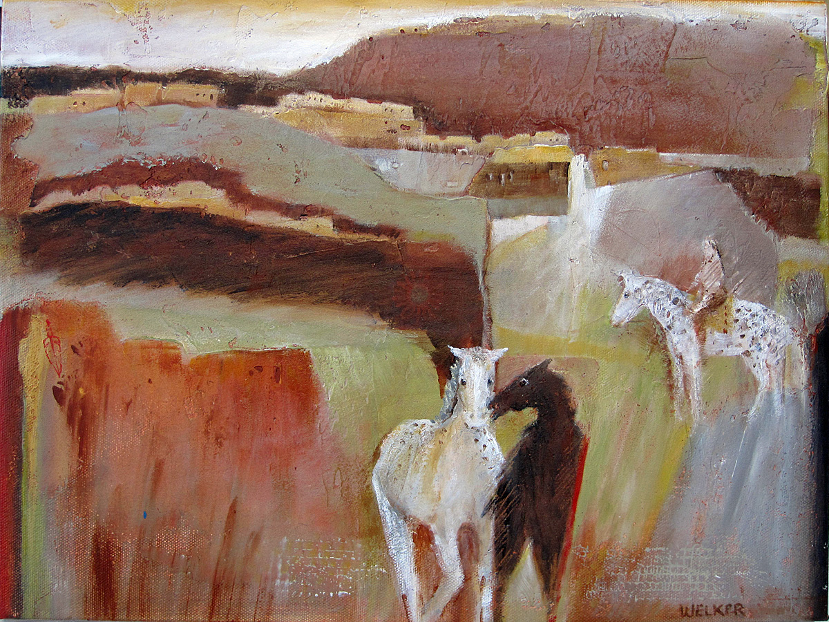 Lynn Welker Contemporary Art: Companion painting finished!