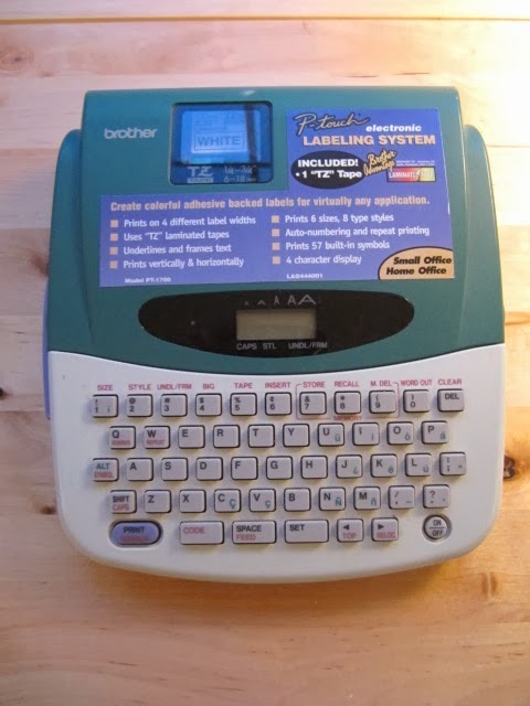 Sew Many Ways...: Organizing...My Label Maker