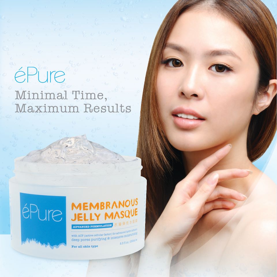 ♥ GRACE. Pink-is-Love.: ♥ éPure Membranous Jelly Mask - Review + Tutorial