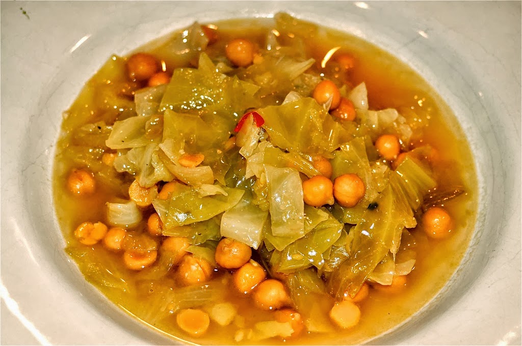 Mister Meatball: Chickpea & cabbage soup