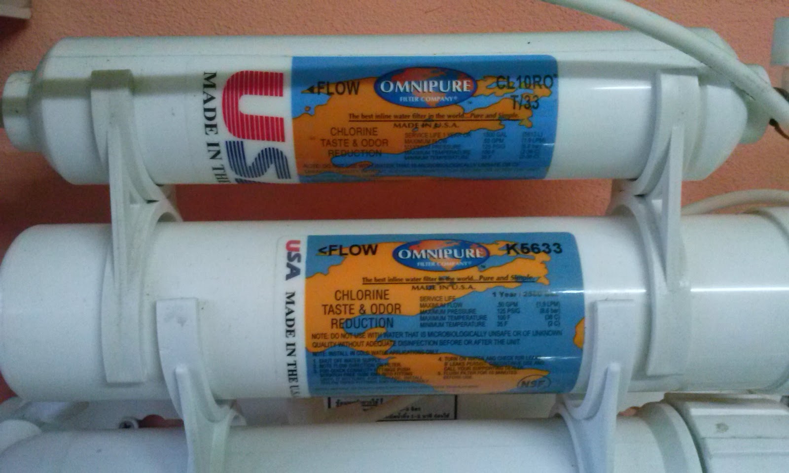 Omnipure Inline Post carbon ไส้กรอง Inline Post Carbon ~ Water Purifier