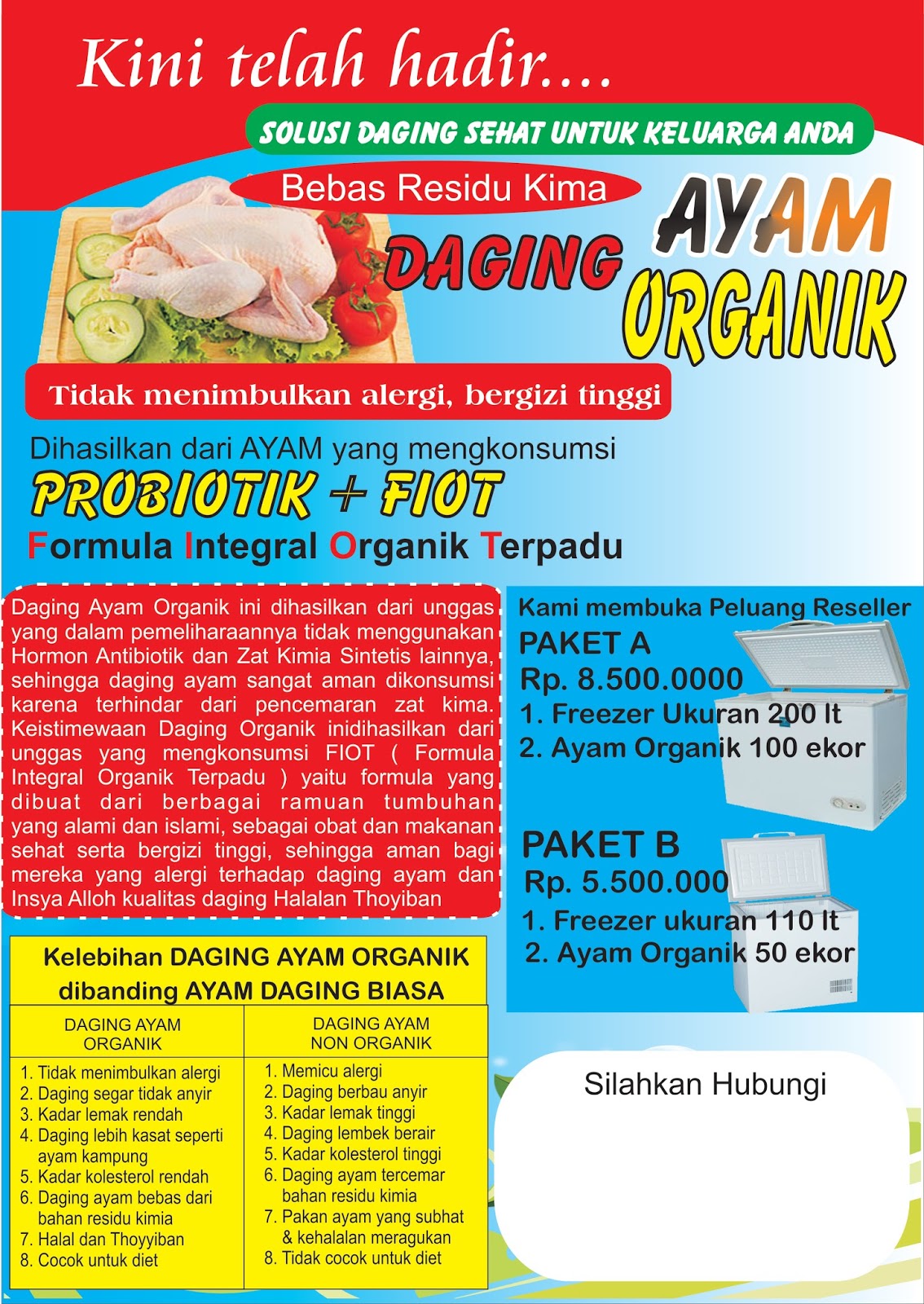 Organic Fried Chicken: Kelebihan DAGING AYAM ORGANIK