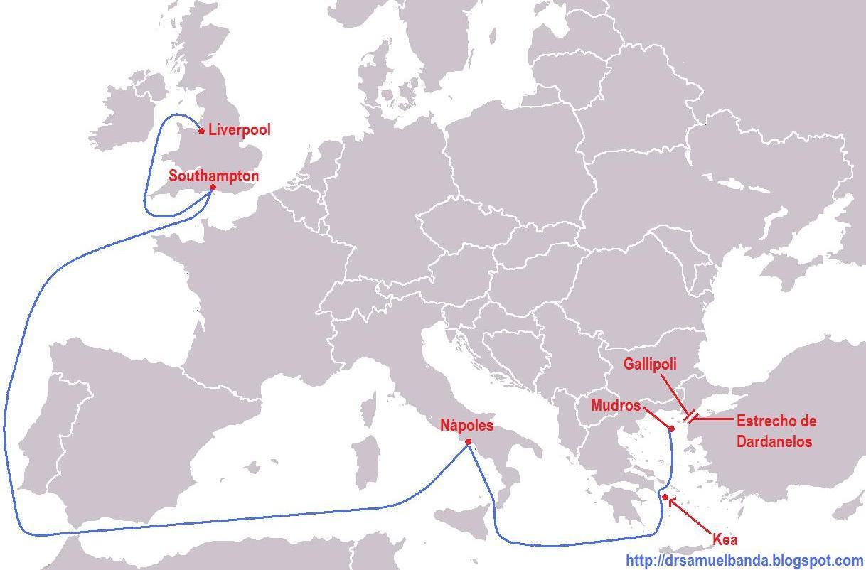 Dr Samuel Banda: HMHS Britannic: El Gigante que no pudo ser
