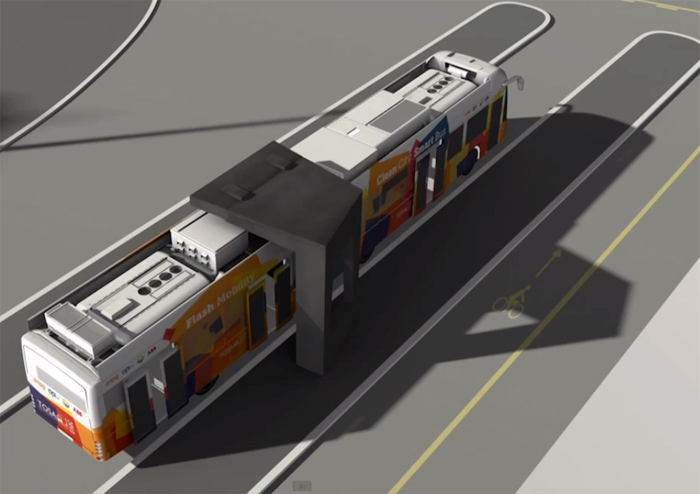 ABB presenta un revolucionario autobús eléctrico con recargas en 15 ...