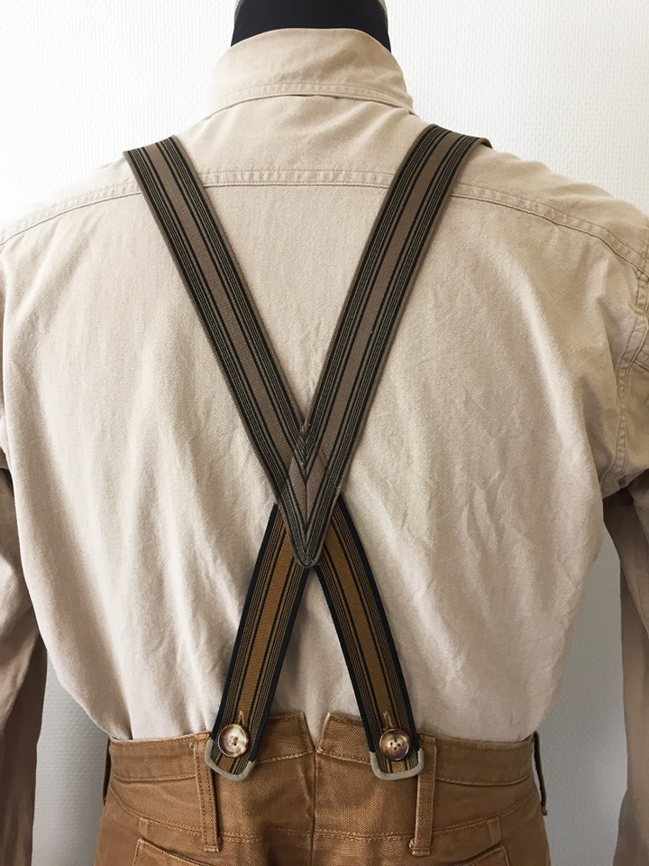 Dempsey Clothing: ADJUSTABLE COSTUME "French style Pull-Tab Classic Braces"