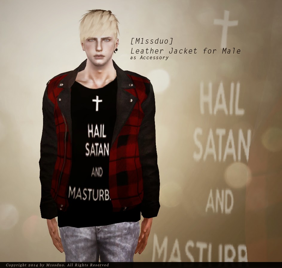 My Sims 3 Blog: Accessory Leather Jacket by M1ssduo