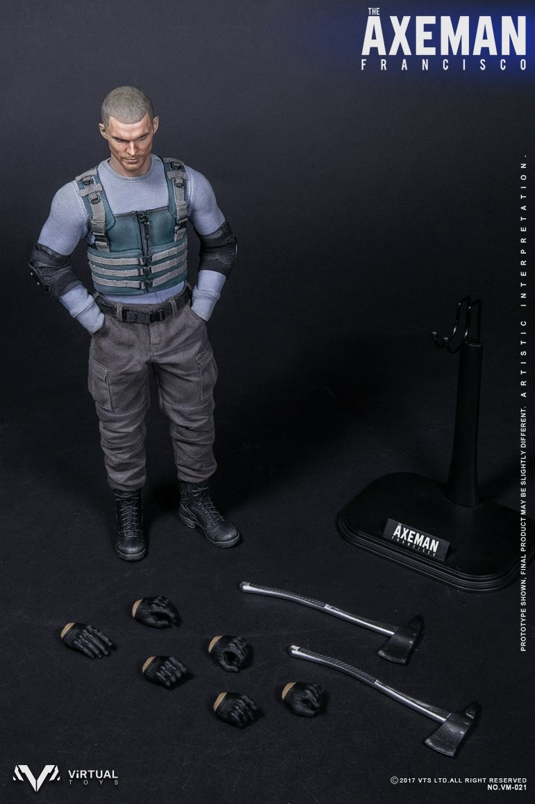 toyhaven: VTS Toys 1/6th scale Axeman Francisco aka 12-inch tall ...