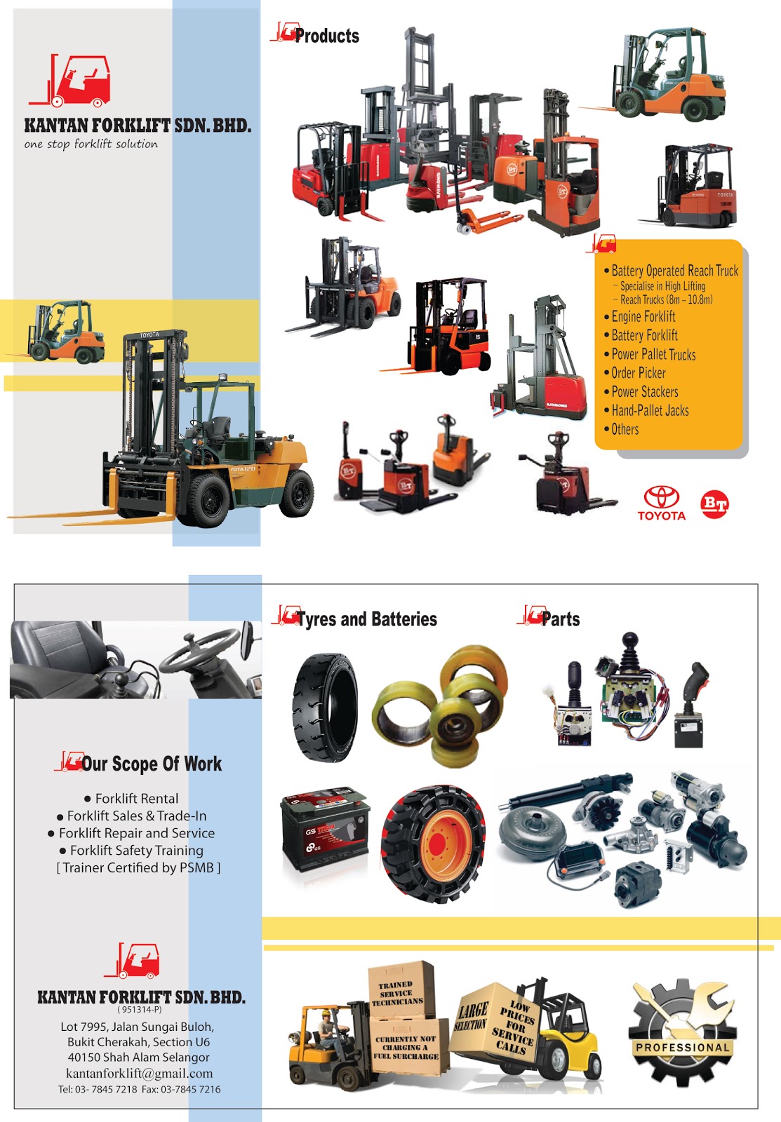 Kantan Forklift ( Material Handling Equipment ): Brochure