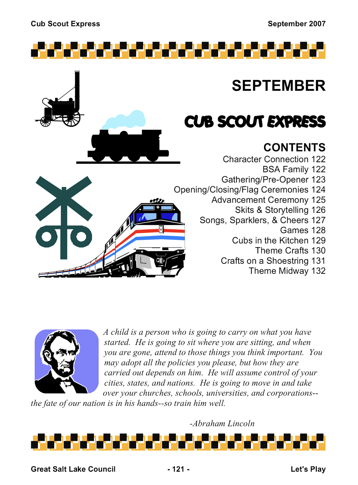 Akela's Council Cub Scout Leader Training: Cub Scout Express ~ Great ...