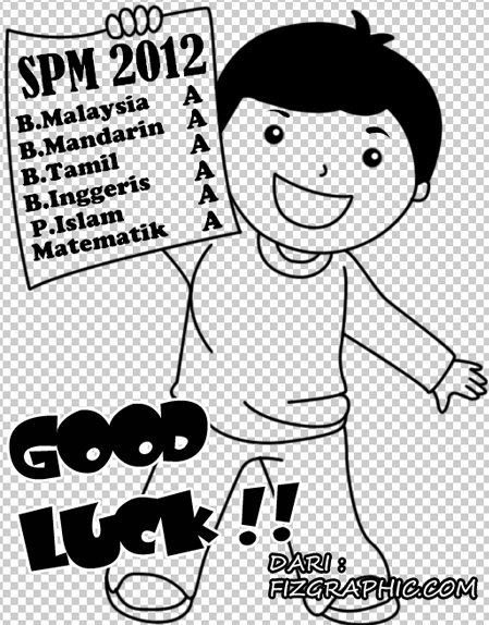 Fizgraphic: Good Luck Untuk Result SPM besok