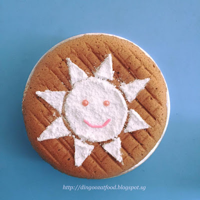 Miki's Food Archives : Sun Cake - Light & Easy Nutella Cotton Cake 太阳蛋糕 ...