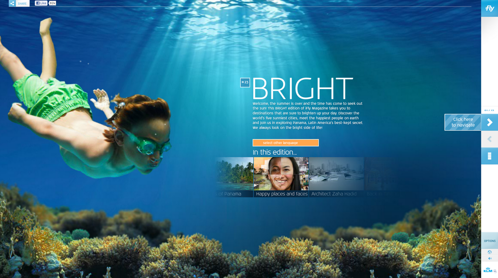 iFly Magazine: an online experience by KLM