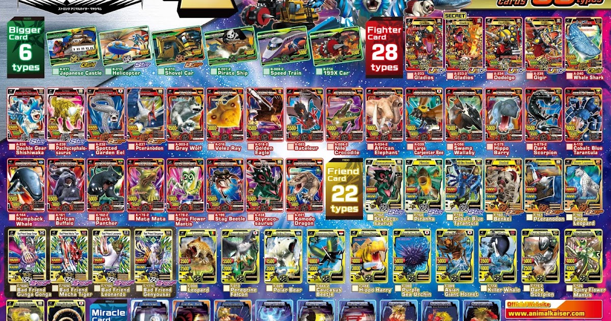 ANIMAL KAISER AND OTHER CARD GAMES: STRONG ANIMAL KAISER MAXIMUM VERSION 3