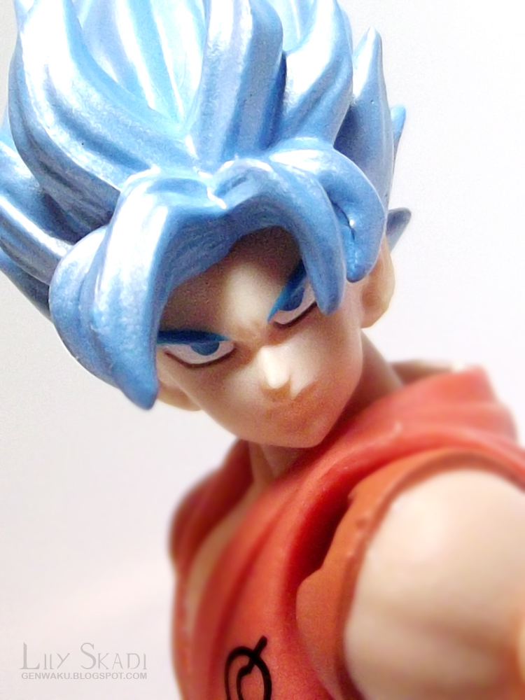 Genwaku: Shodo Dragon Ball Super figurines · SS God Goku - SS God ...