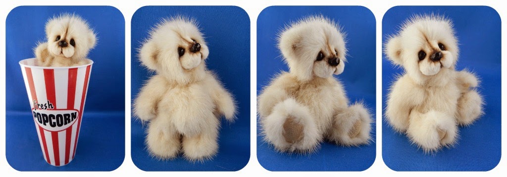 Designed By Kathy Myers: Popcorn Teddy Bear #3