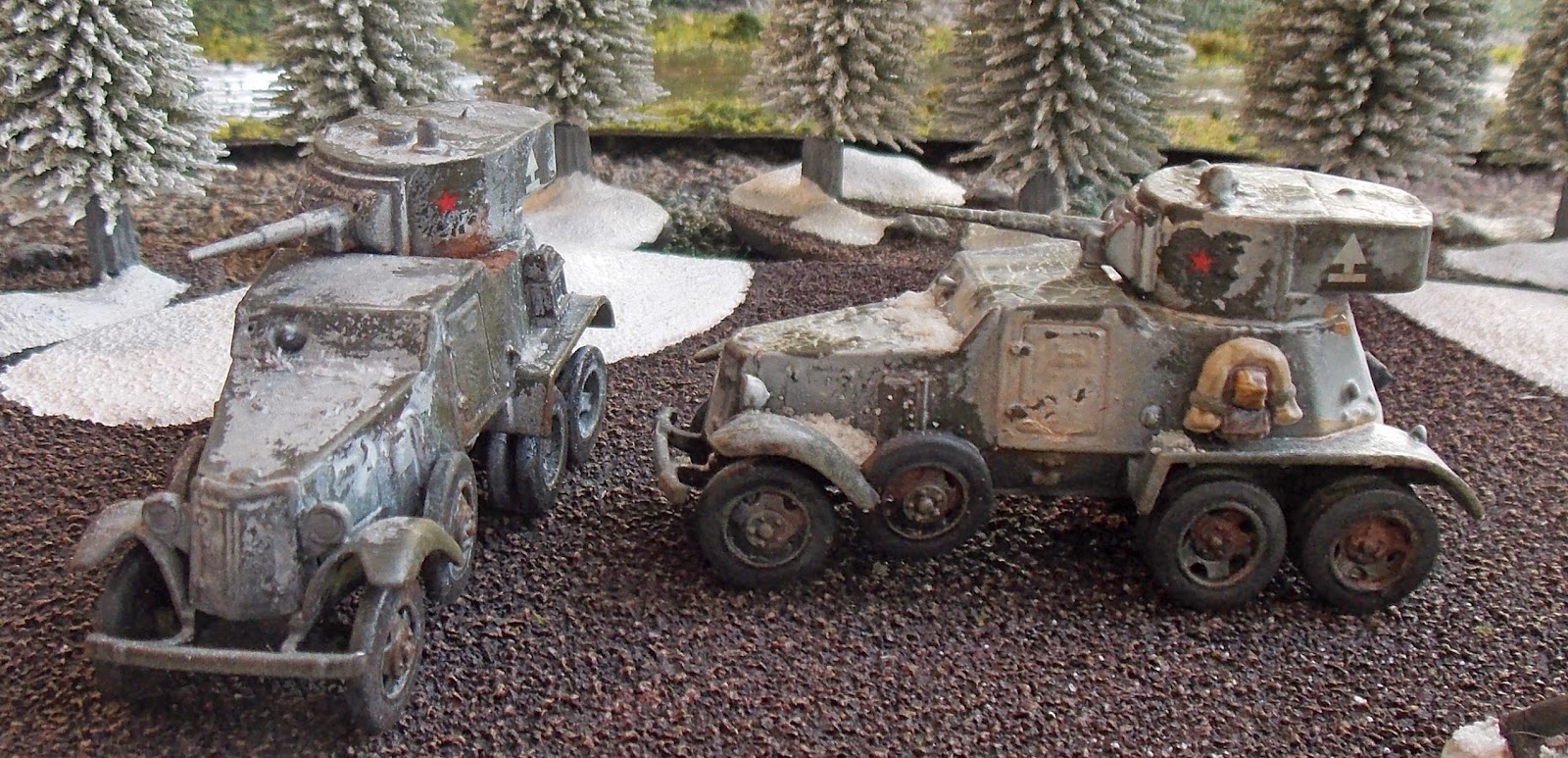 wargaming in 28 mm and sometimes smaller: Winter War: Soviet Vehicles