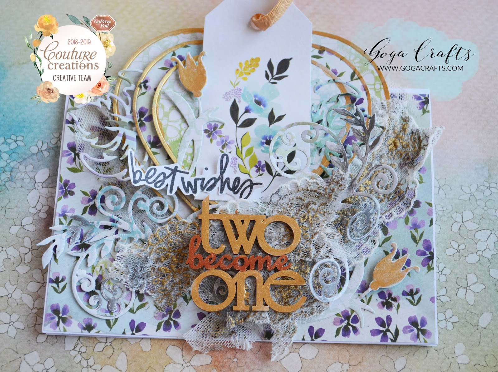 Layered Card with Malgorzata - Couture Creations