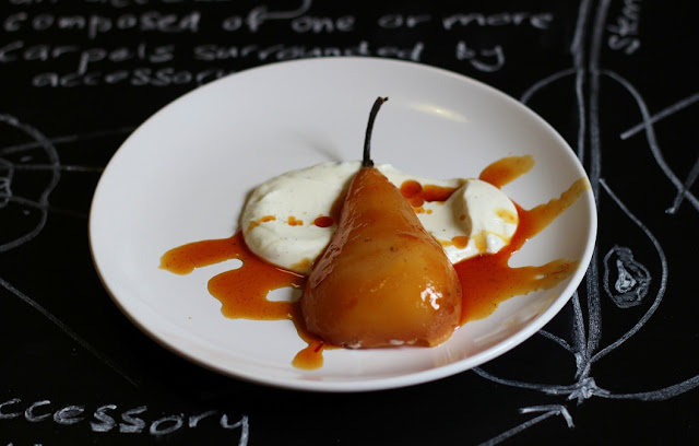 Three Bears Melbourne: Saffron and Maple Poached Pears