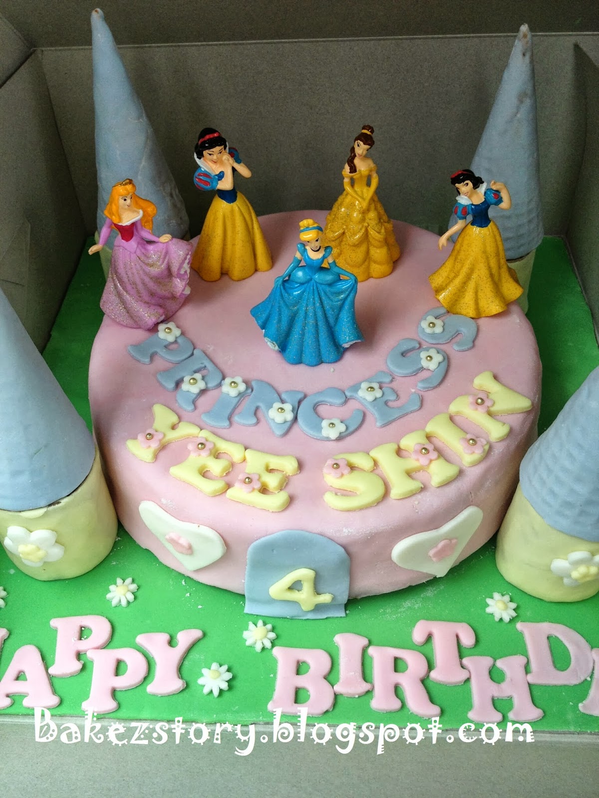 Bakez Story: Single Tier Princess Castle Cake