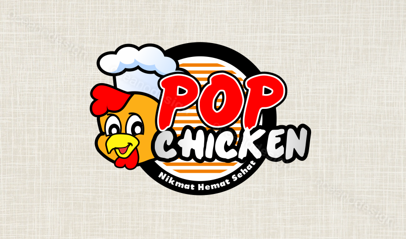 Desain PoP chicken ayam goreng - Jasa Desain Grafis Jogja