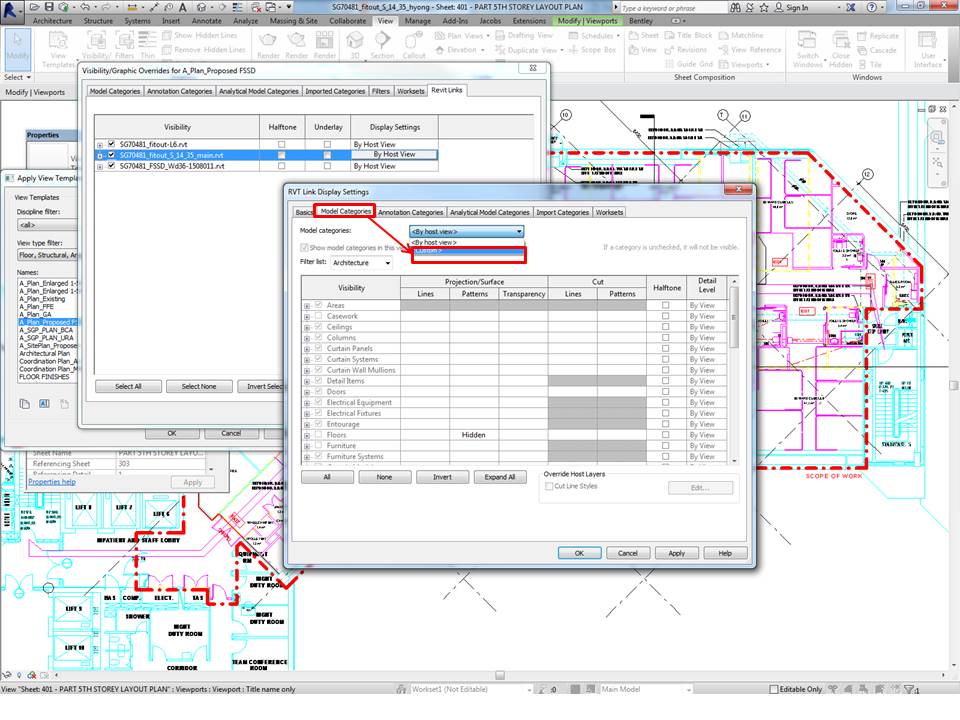 Tortilla Revit + ASX trading journal: How to switch of certain layers ...