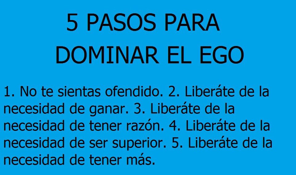 ALCANZAR EL EXITO: EL EGO Y COMO CONTROLARLO
