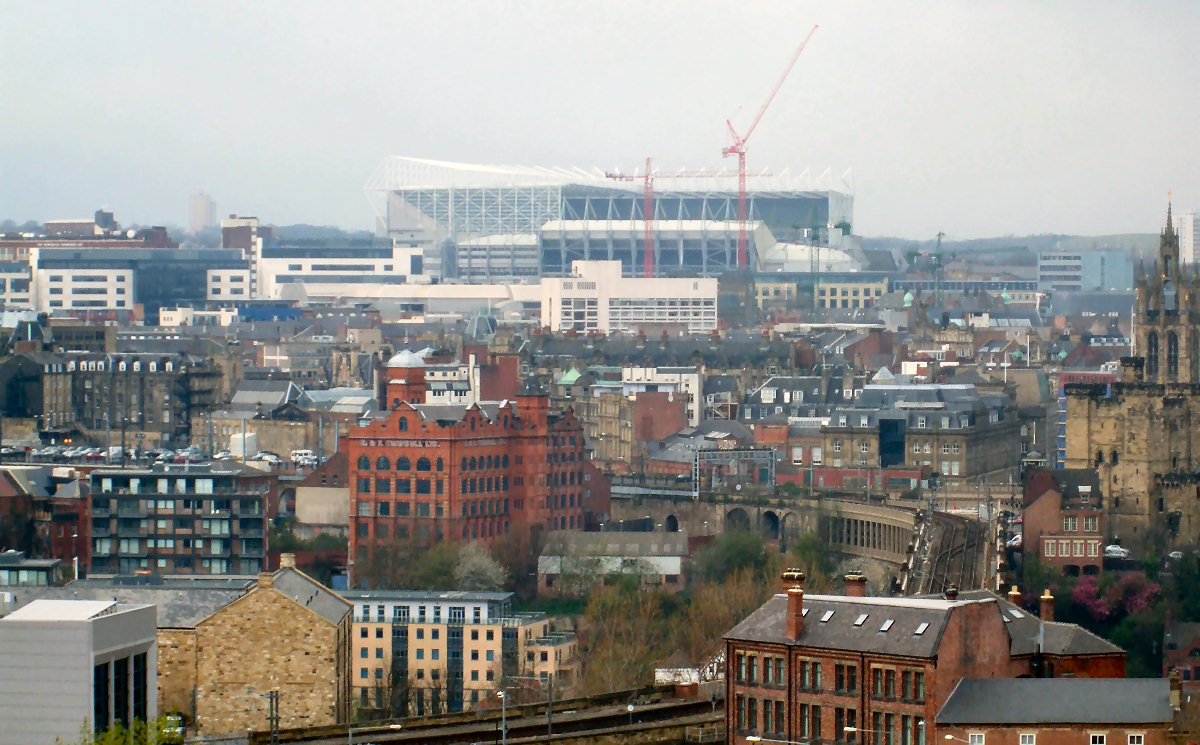Photographs Of Newcastle: Newcastle City Centre Skyline