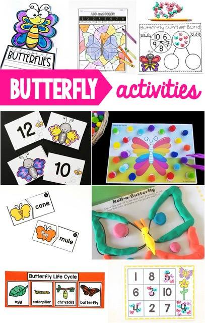 Butterfly Number Bond - Recipe for Teaching