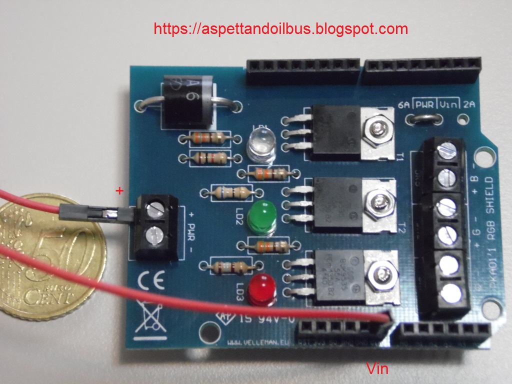 Aspettando il bus: Come montare il KIT della Velleman KA01 RGB Shield for Arduino – Parte 2
