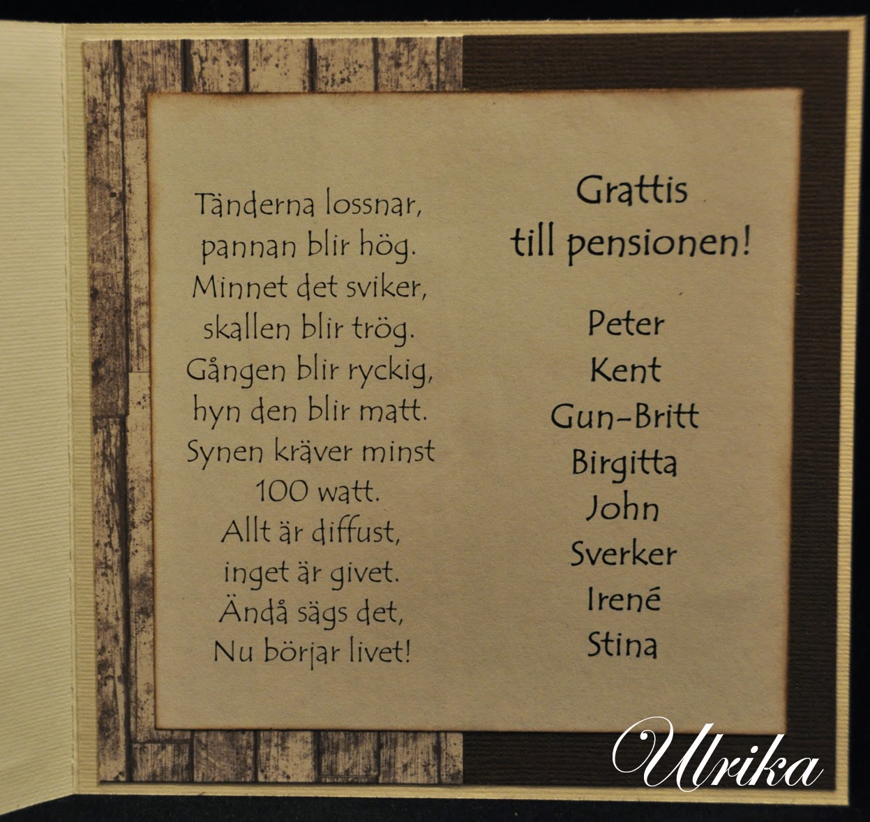 Papper & Spets: Pensionär