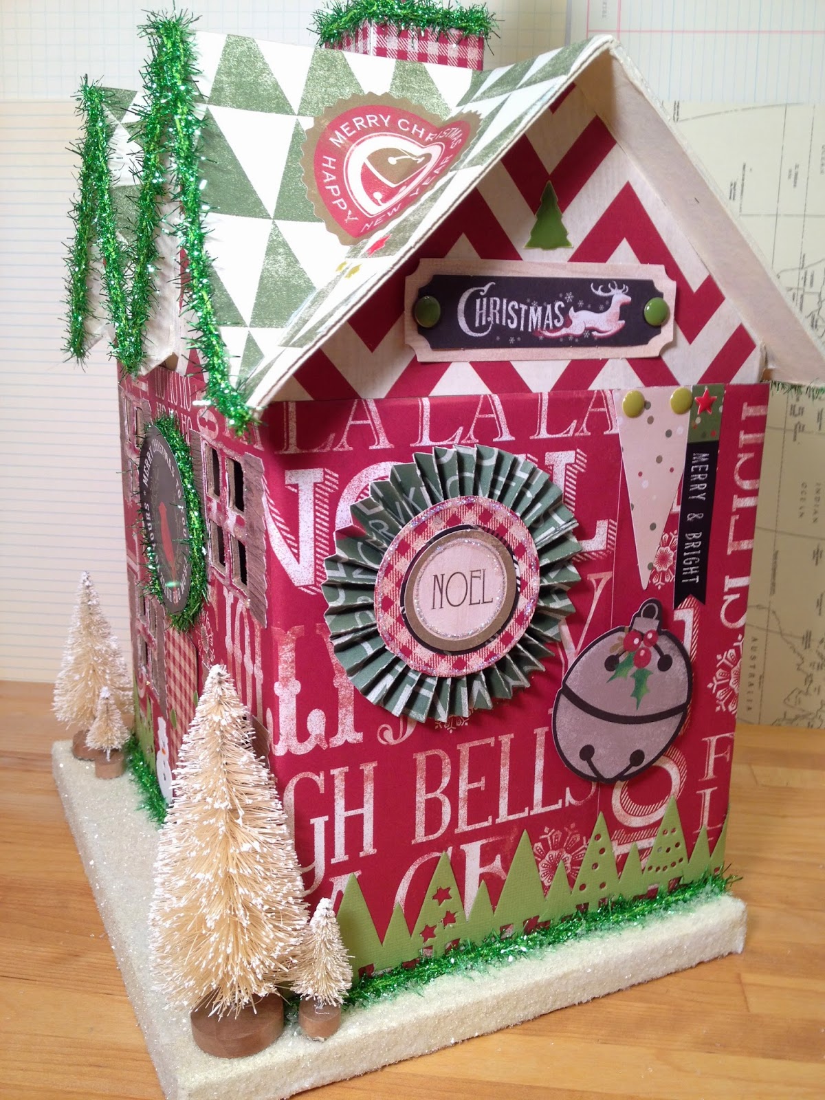Beth Watson Design Studio: Christmas House Tutorial