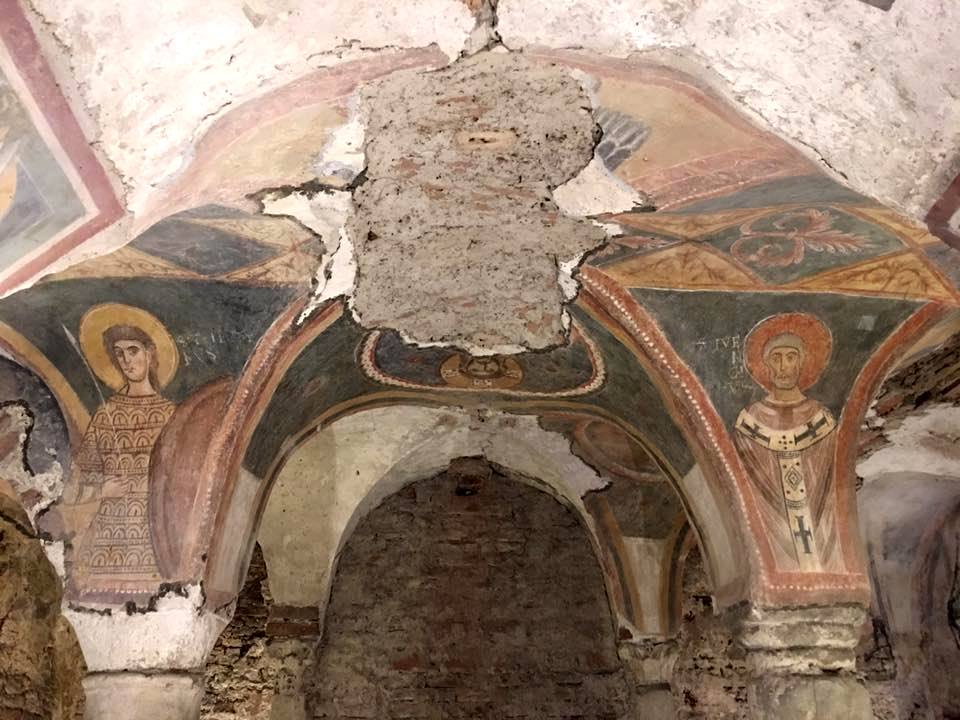 New Liturgical Movement: Medieval Frescoes in a Long-lost Crypt