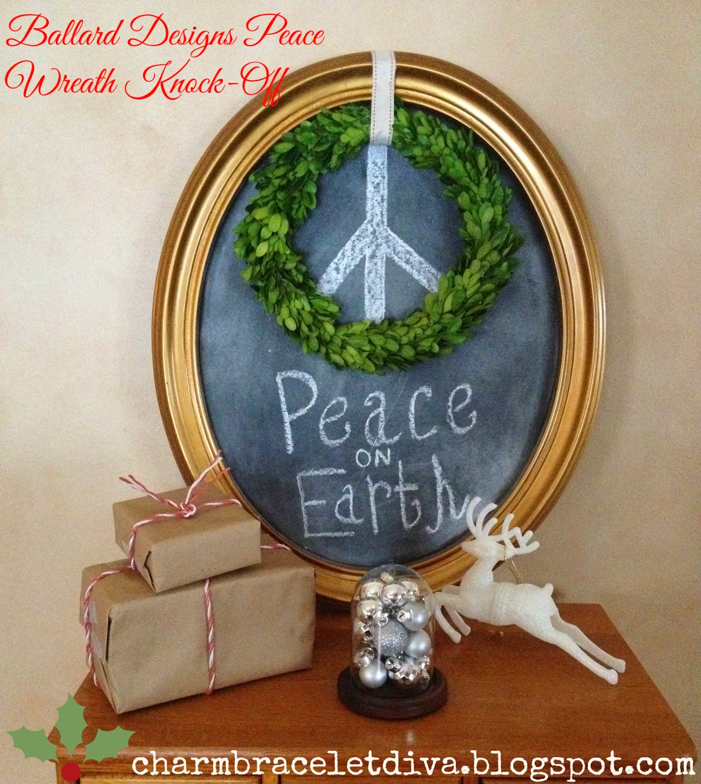 Our Hopeful Home: DIY Monogram Welcome Sign Chalkboard