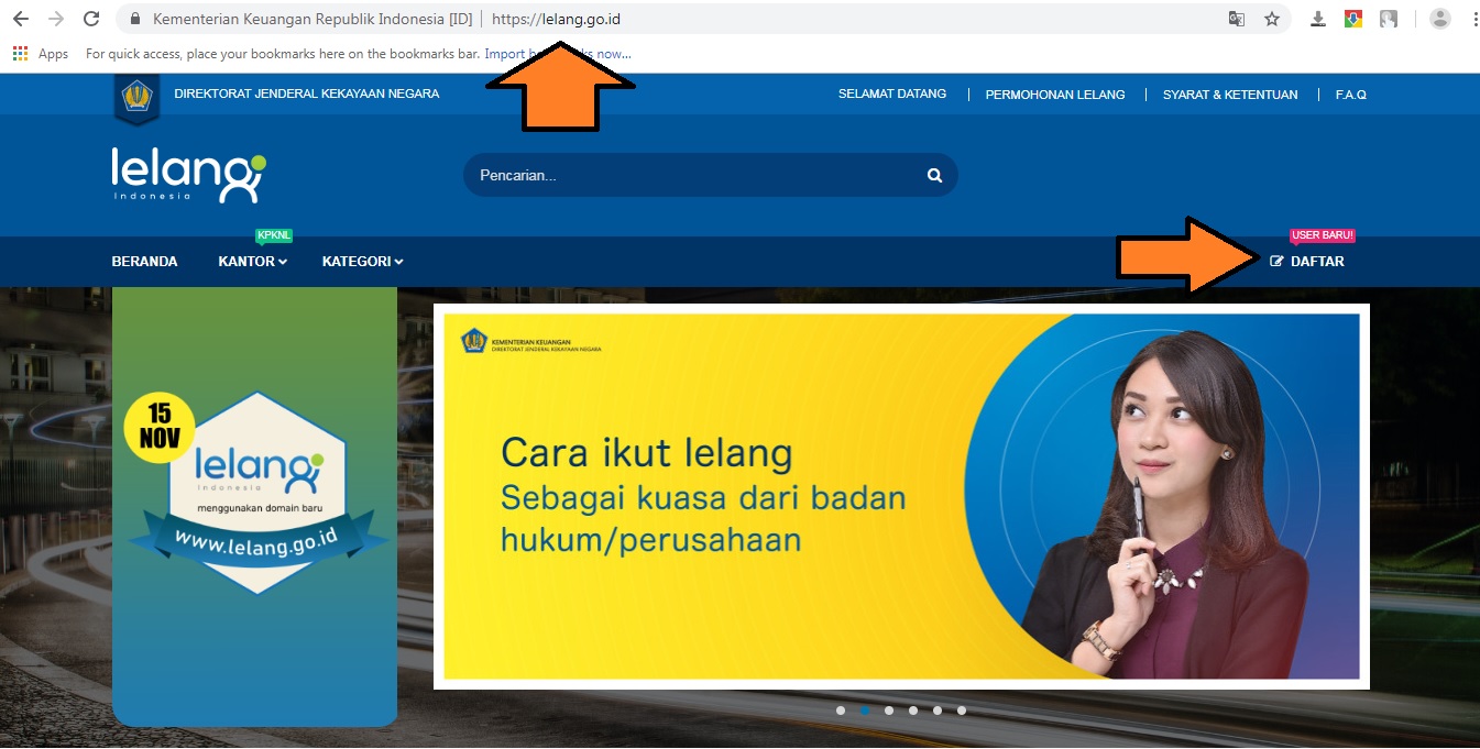 Cara membuat akun lelang online di kemenkeu, simak disini - Fadlidzoel