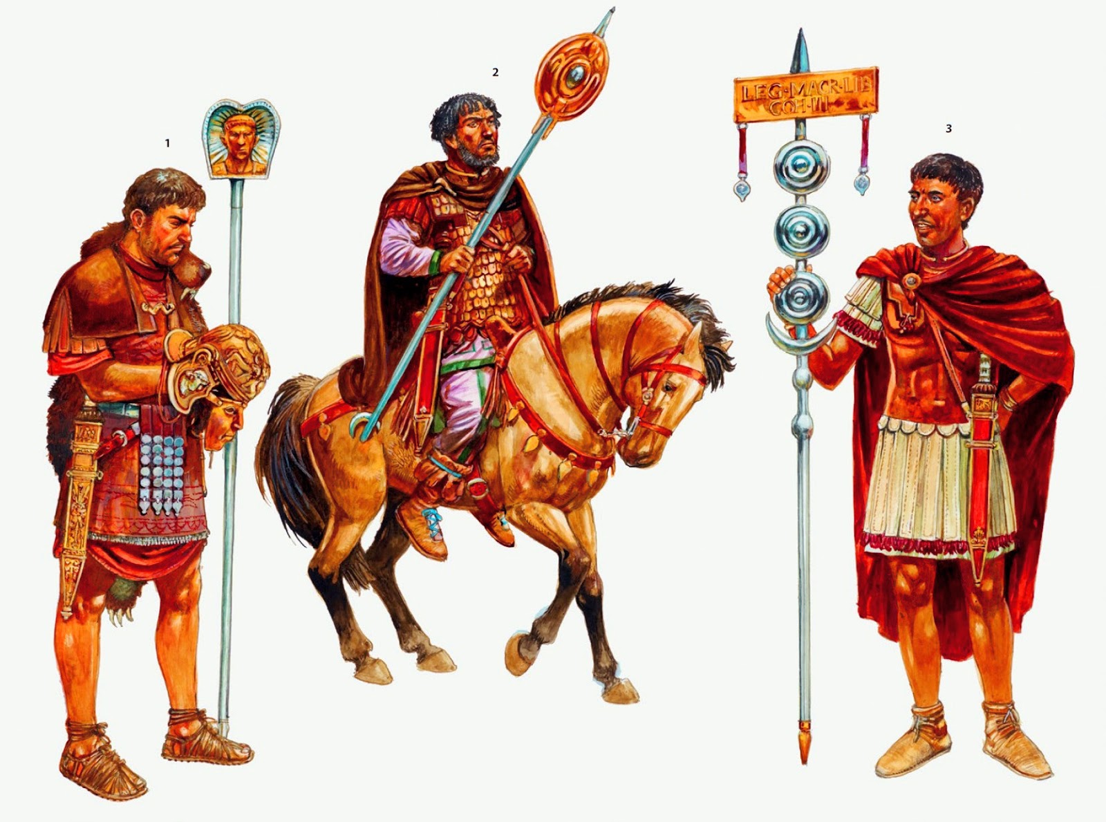 imágeneshistóricas.blogspot.es: Roman Standards & Standard-Bearers (1)
