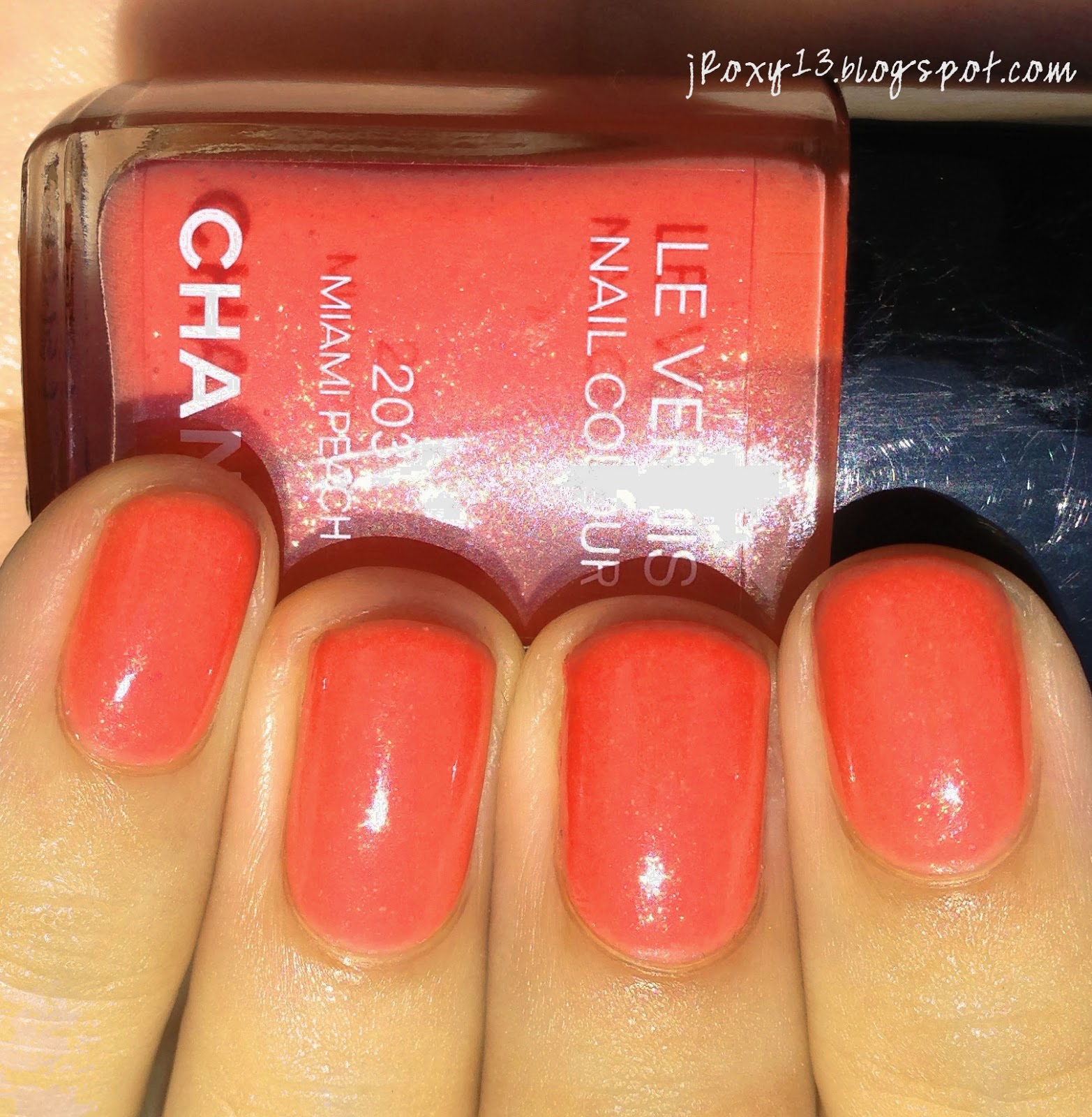 Chanel in #203 Miami Peach + Comparisons