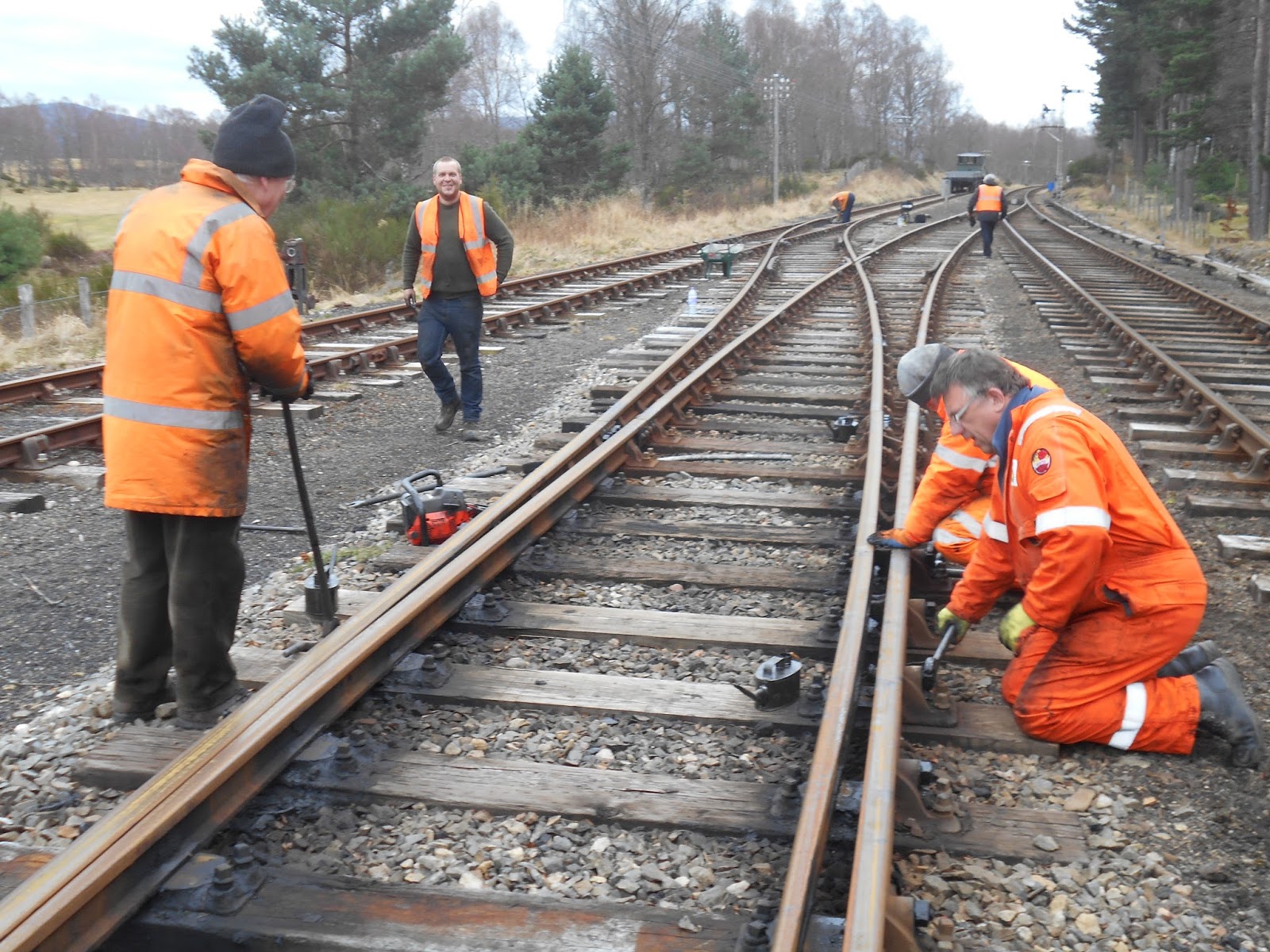 On Track at the Strathspey Railway: Switches & Crossings Maintenance ...