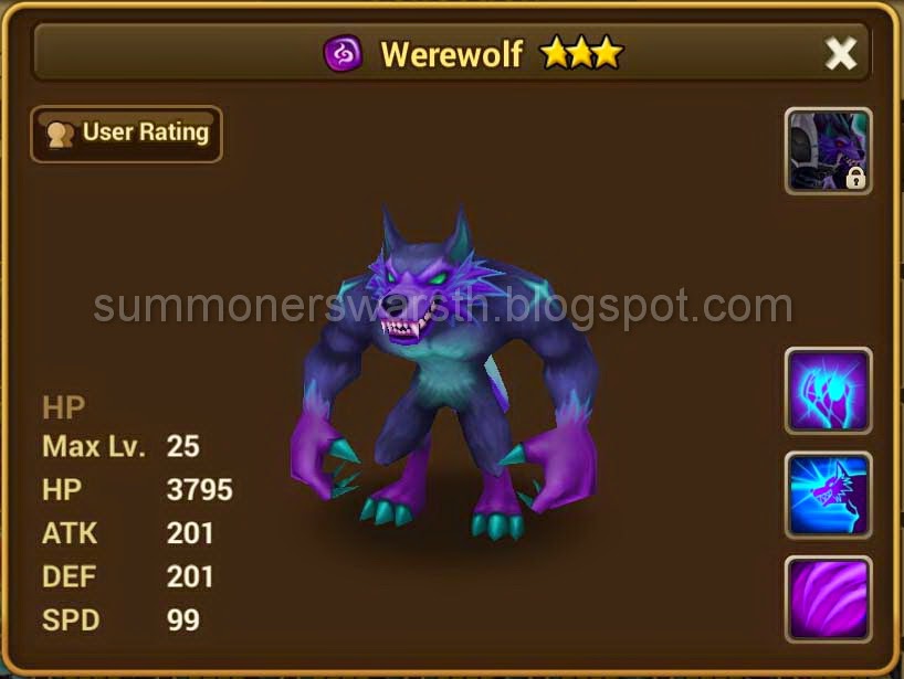 Werewolf (Dark) | Summoners War