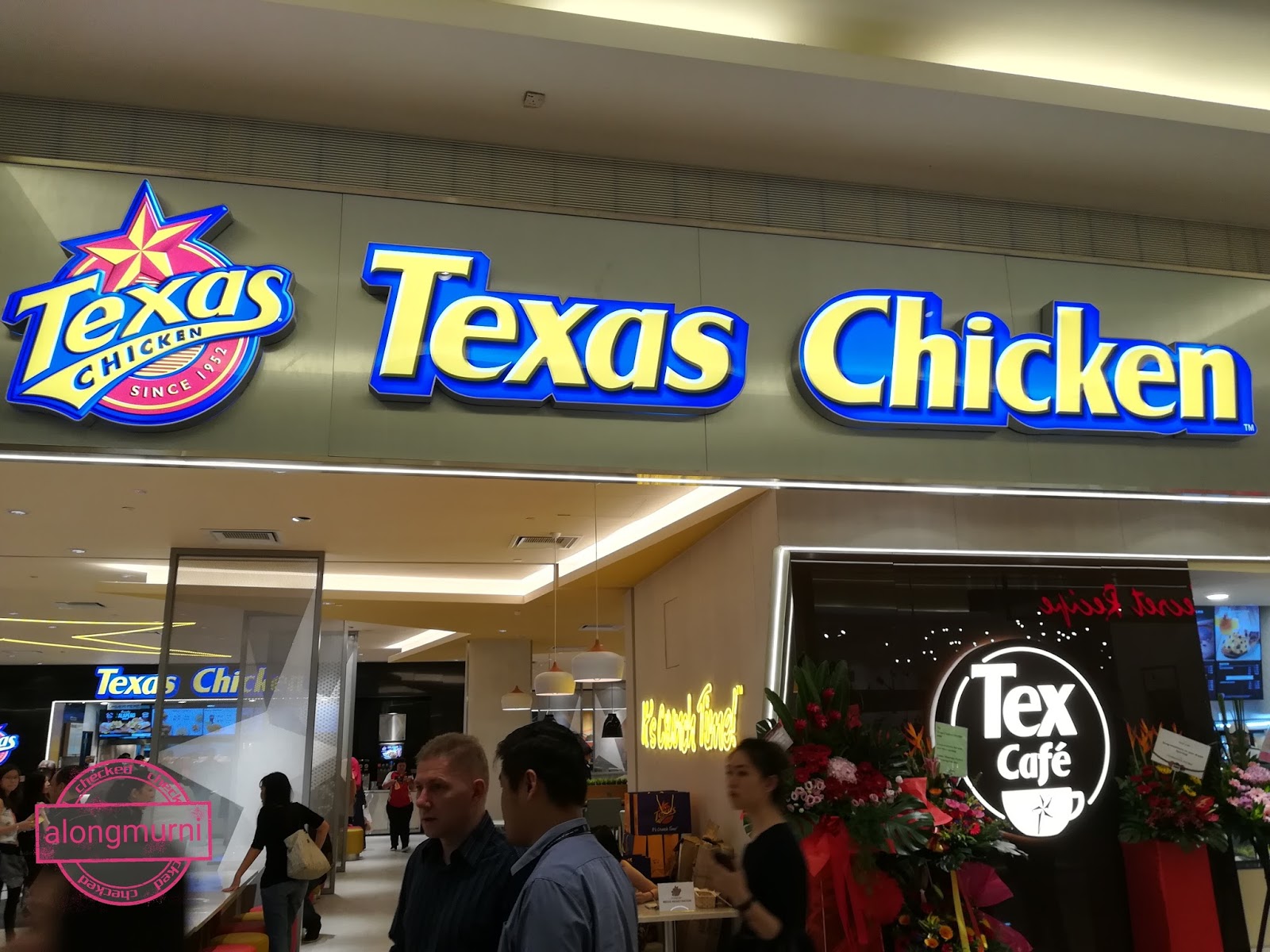 TEXAS CHICKEN - TEX CAFE PERTAMA DI DUNIA