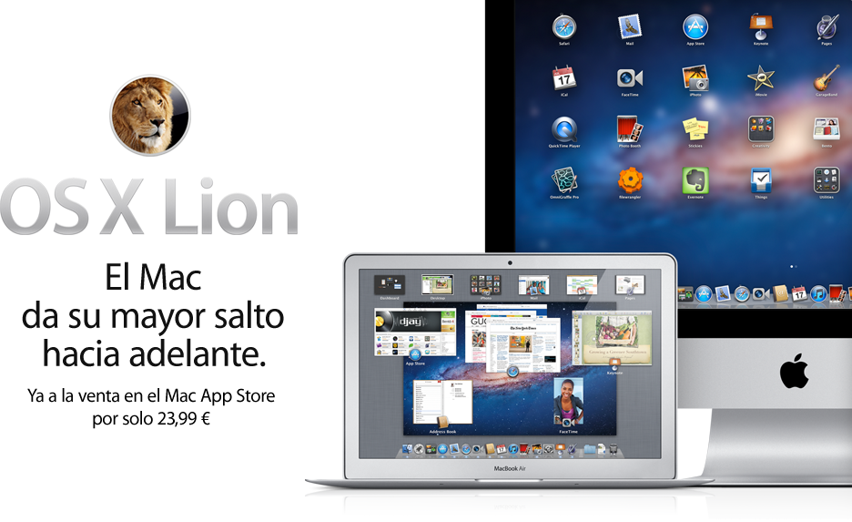 Mac OS X Lion está aquí - El Opinómetro 3.1