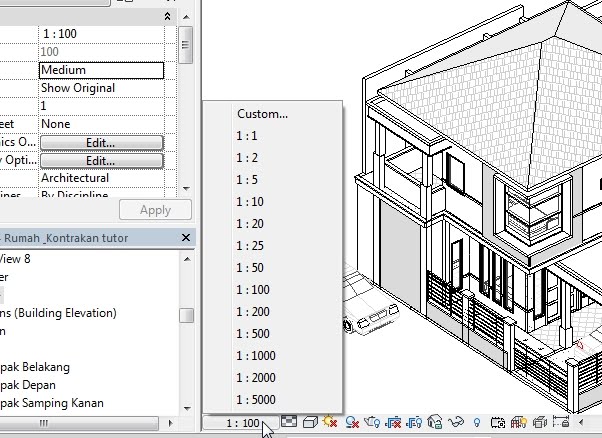 Tutorial Revit - Menyajikan Tampilan 3d ~ Kursus Revit Terjamin ...