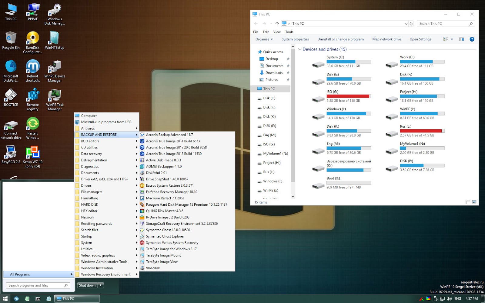 Programas Dixguel: Windows PE Sergei Strelec (05-01-2021) Windows LIVE