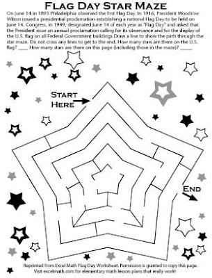 Excel Math: Celebrating Flag Day with Math