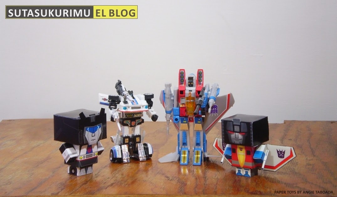 Suta, el blog: Transformers en Paper Toys. Regalo de cumpleaños
