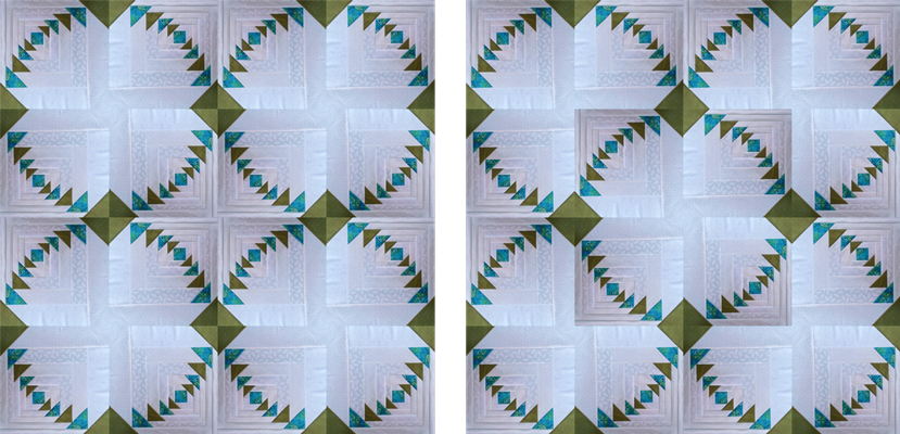 Studio Sew of Course: Playing with Log Cabins