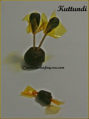 Taste of Mysore: Kuttundi ~ Sour n Sweet tamarind candy