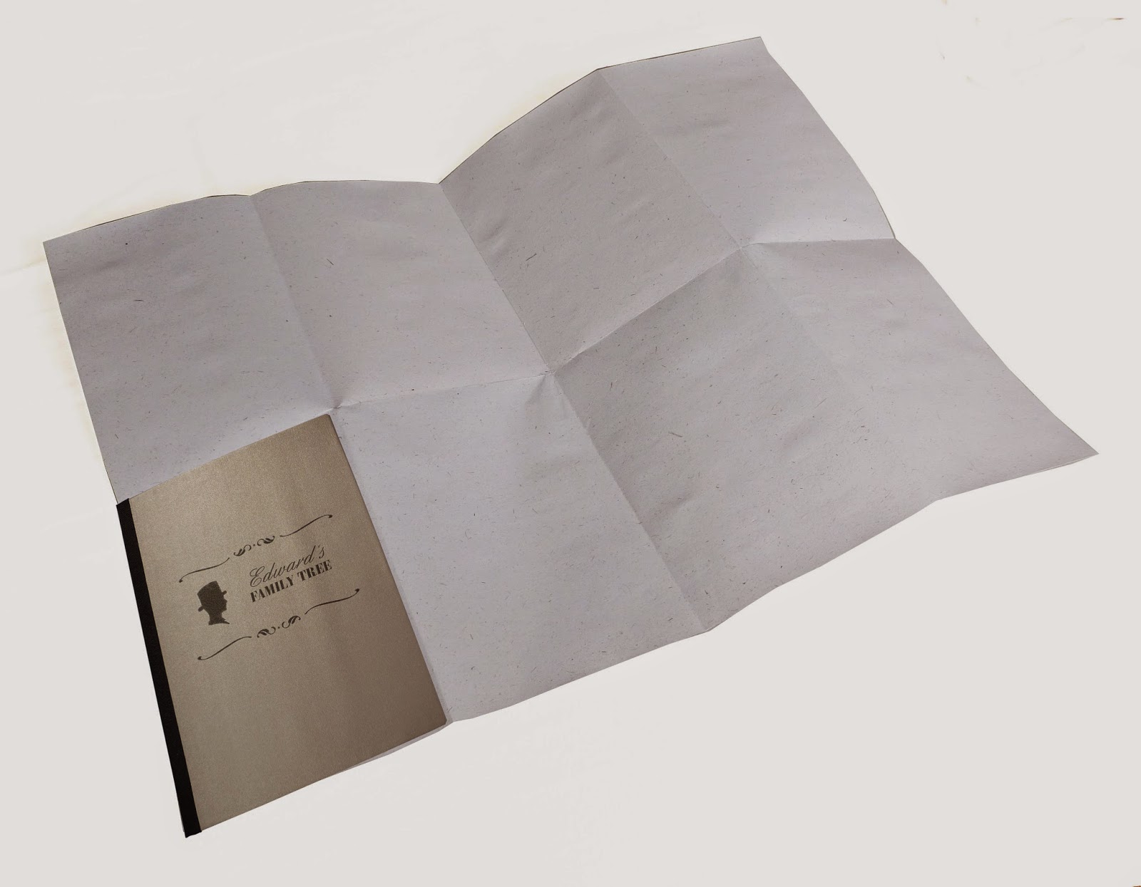 say it says: Family tree notebook