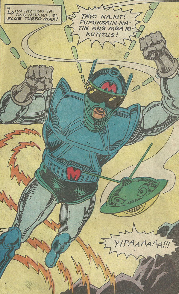 Pinoy Superheroes Universe: BLUE TURBO MAX